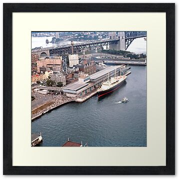 "Circular Quay (West), The Rocks & Royal Yacht Britannia, Sydney 1963 ...
