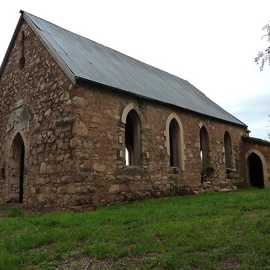 "Through the church windows, Gooloogong (NSW)" by DashTravels | Redbubble