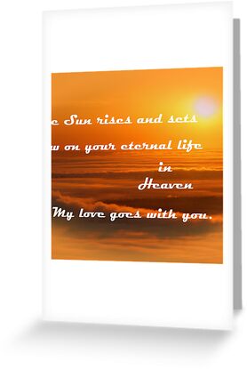 "Rest in Peace my son" by Susan Blevins | Redbubble